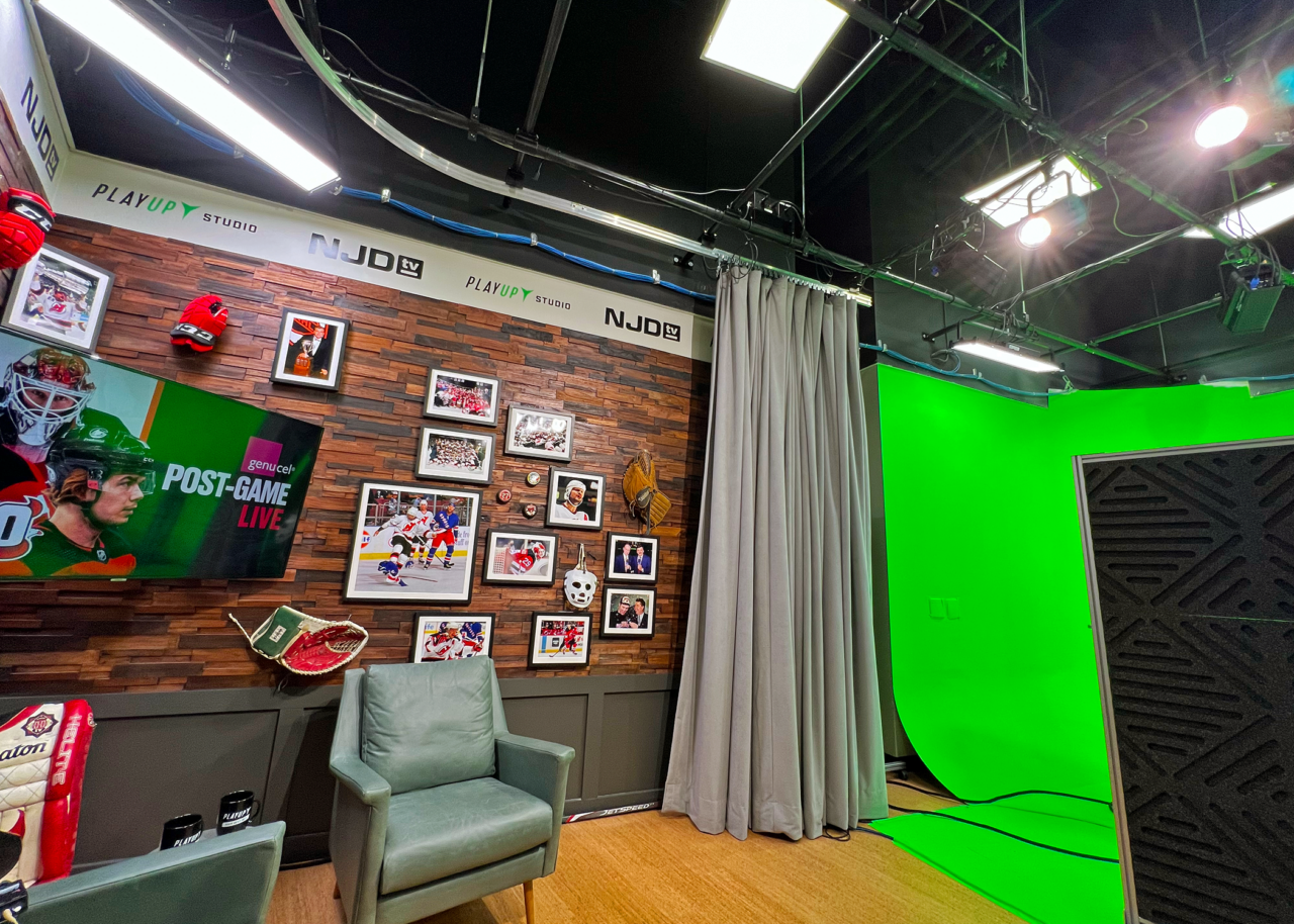 New Jersey Devils TV/ Broadcasting Studios Lighting Upgrade | PureTek Group